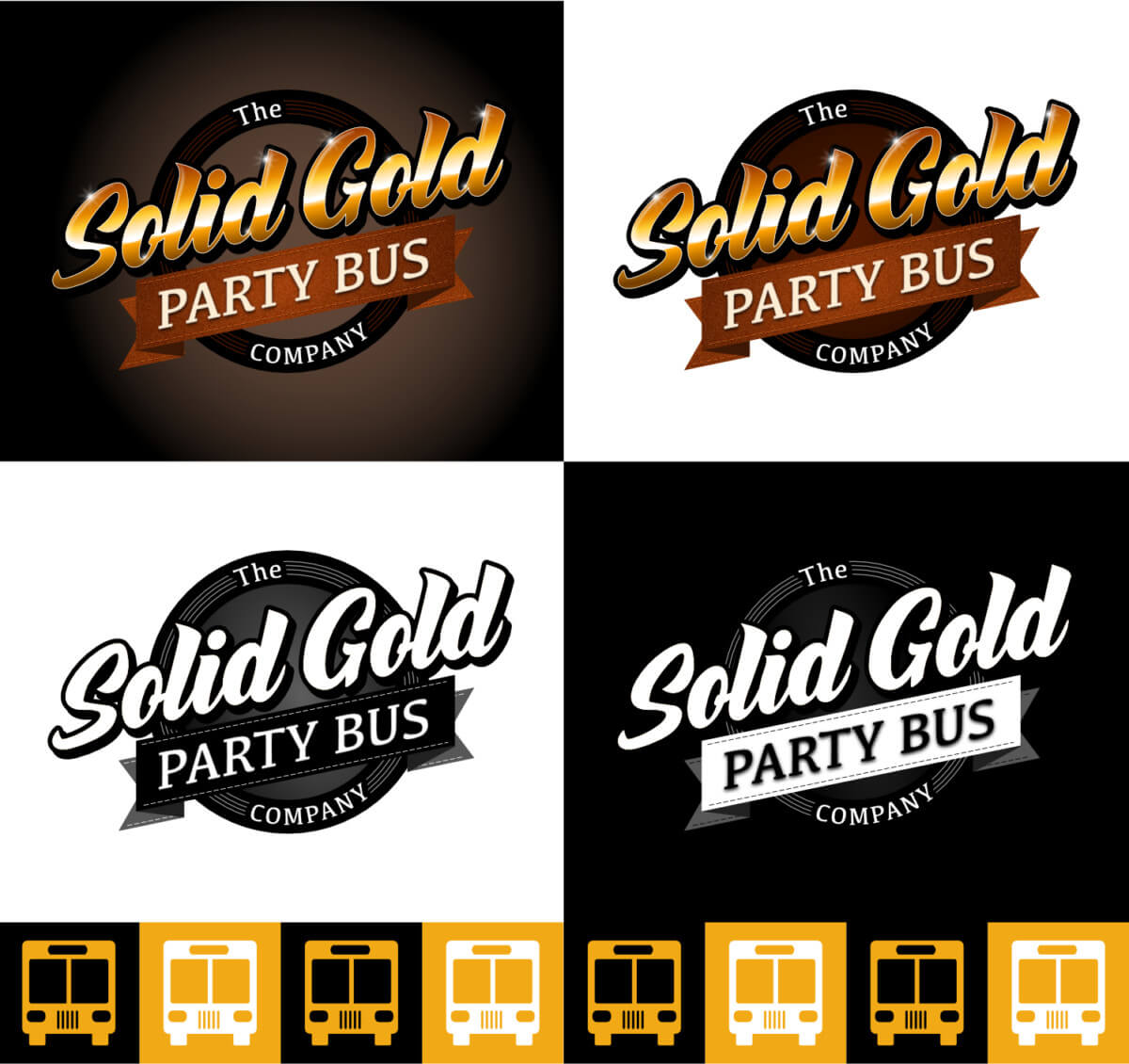 Solid Gold Party Bus